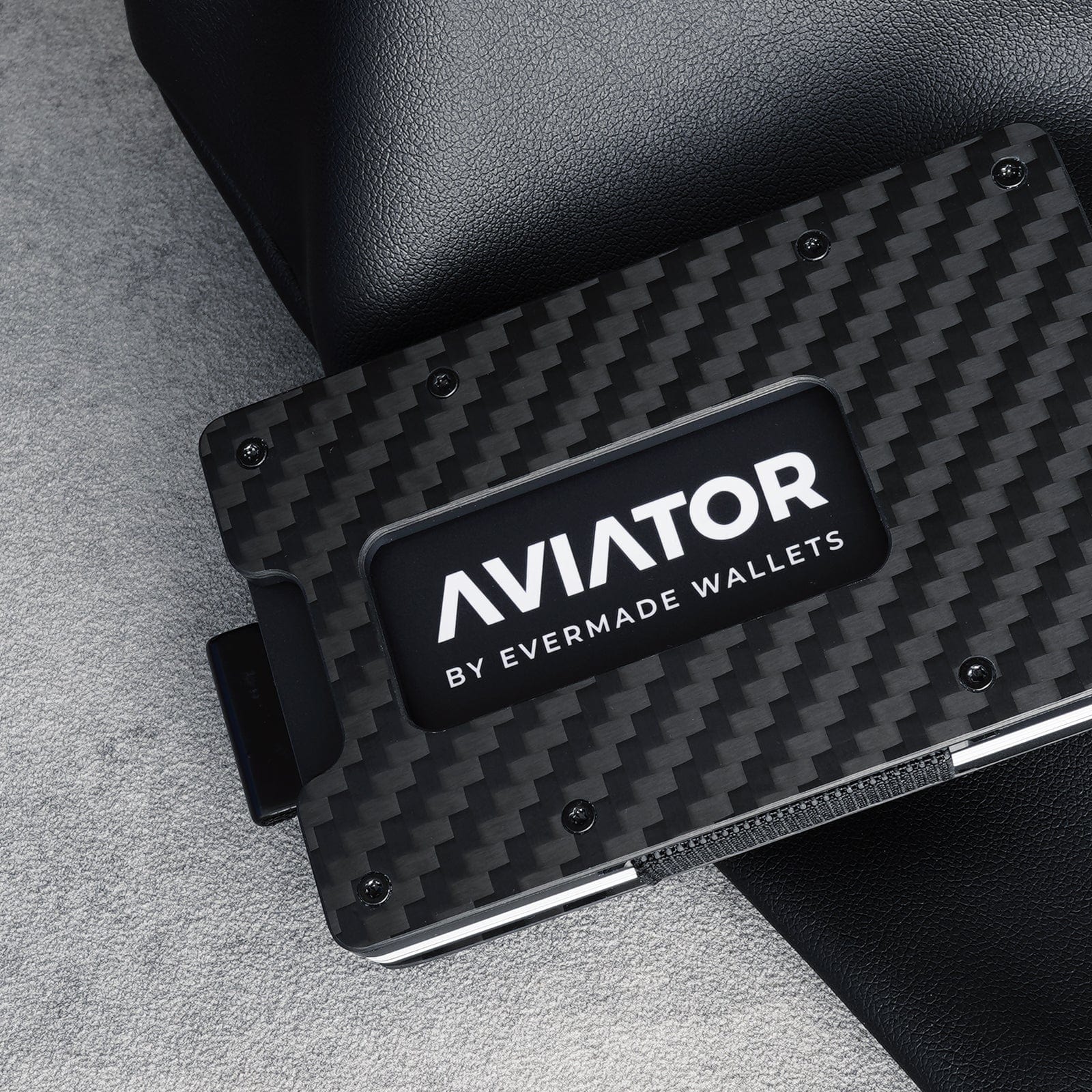 Carbon Fiber Slim Wallet | #1 Slim Wallet - AVIATOR by EVERMADE WALLETS