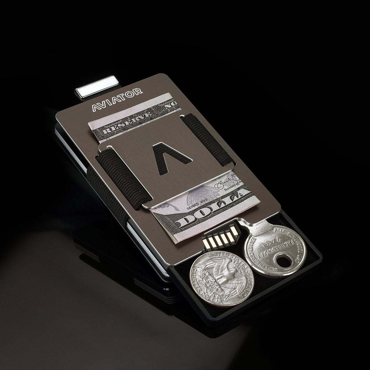 Deep Cedar | Slide | Slim Wallet | Metal Wallet - AVIATOR by EVERMADE ...