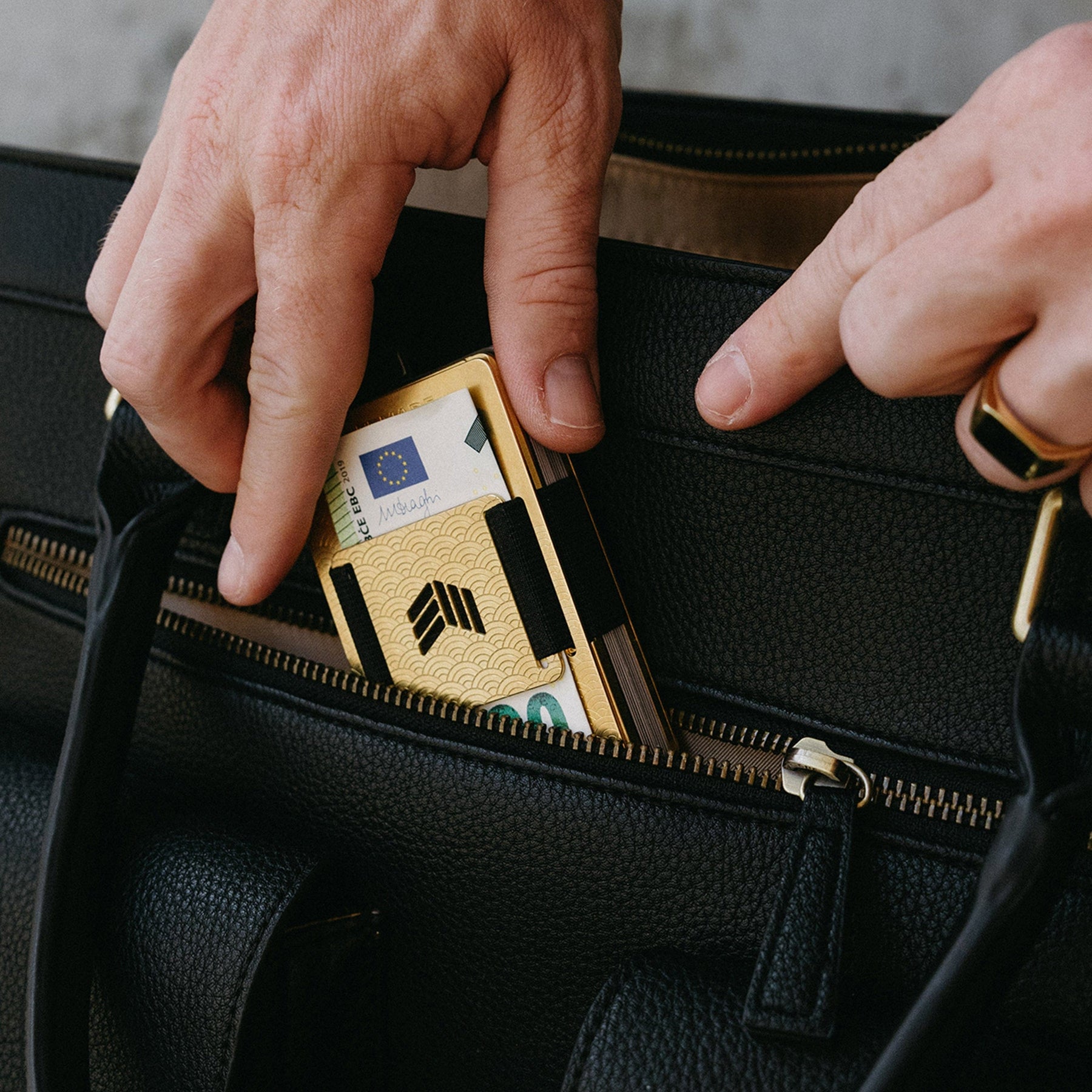 EVERMADE Brass Wave Limited Edition Slim Wallet - AVIATOR by EVERMADE ...