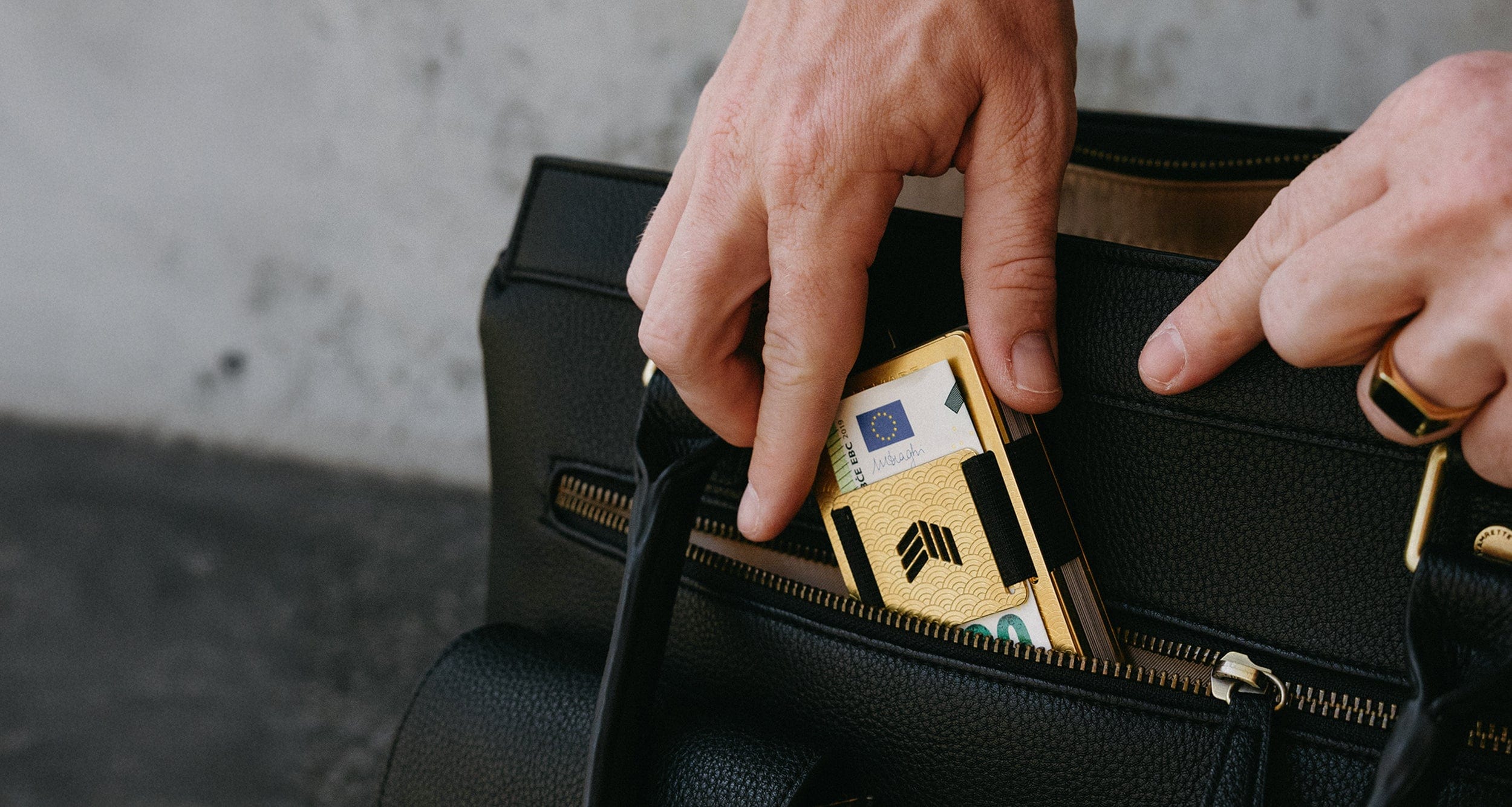 EVERMADE Brass Wave Limited Edition Slim Wallet - AVIATOR by EVERMADE ...