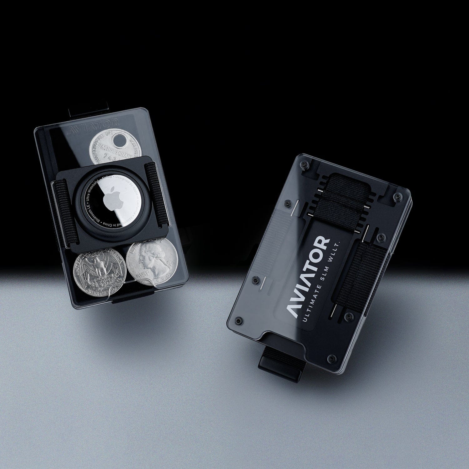 Fusion Black | Metal Frame | Transparent Slide Wallet - AVIATOR by ...