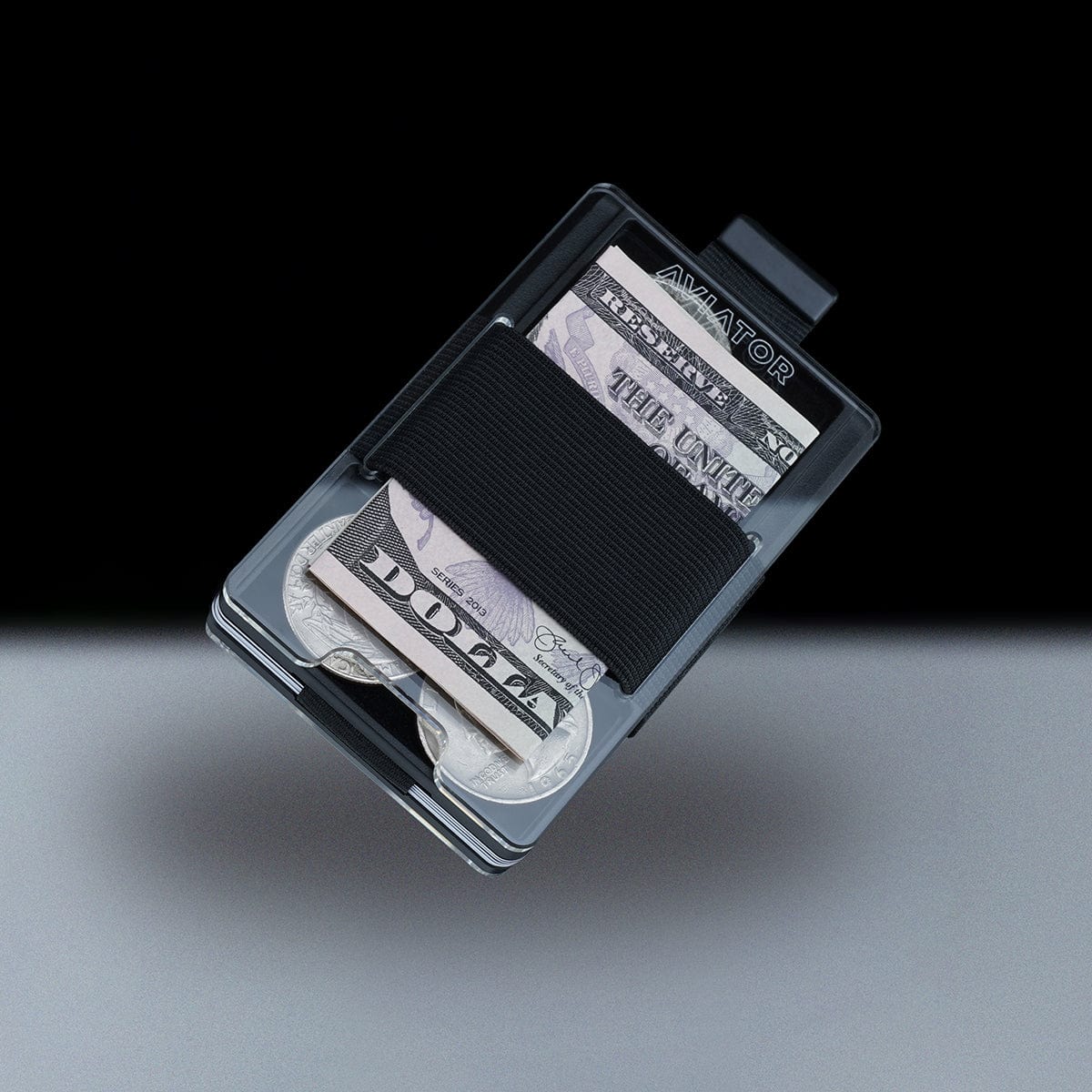 Fusion Black | Acrylic Frame | Transparent Slide Wallet - AVIATOR by ...