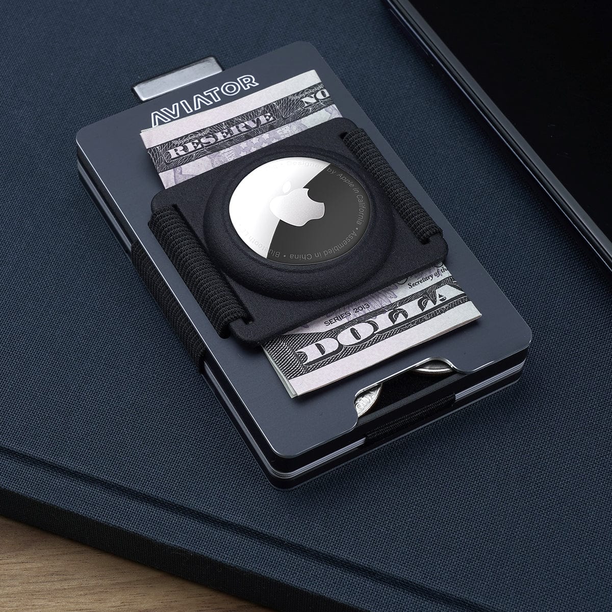 Graphite Blue | Slide | Slim Wallet | Metal Wallet - AVIATOR by ...