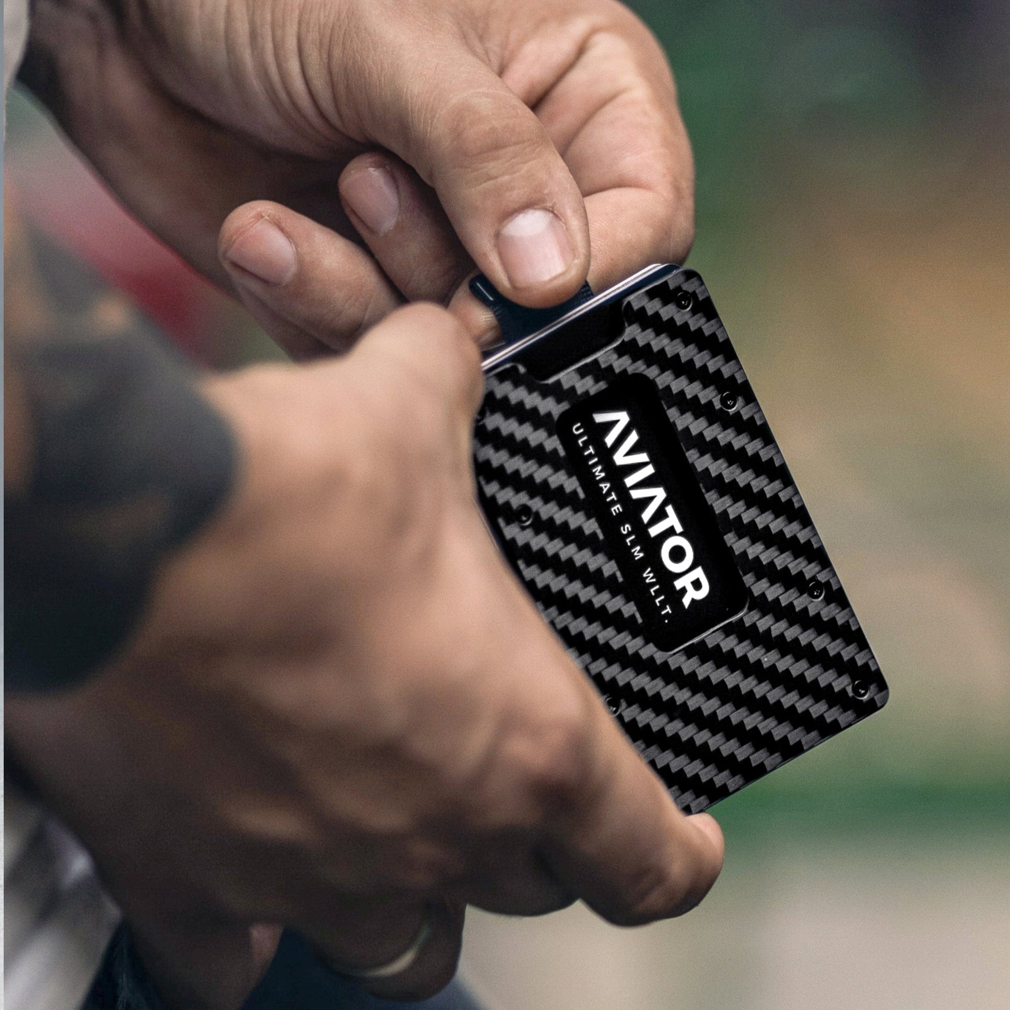 Carbon Fiber Slim Wallet | #1 Slim Wallet - AVIATOR by EVERMADE WALLETS