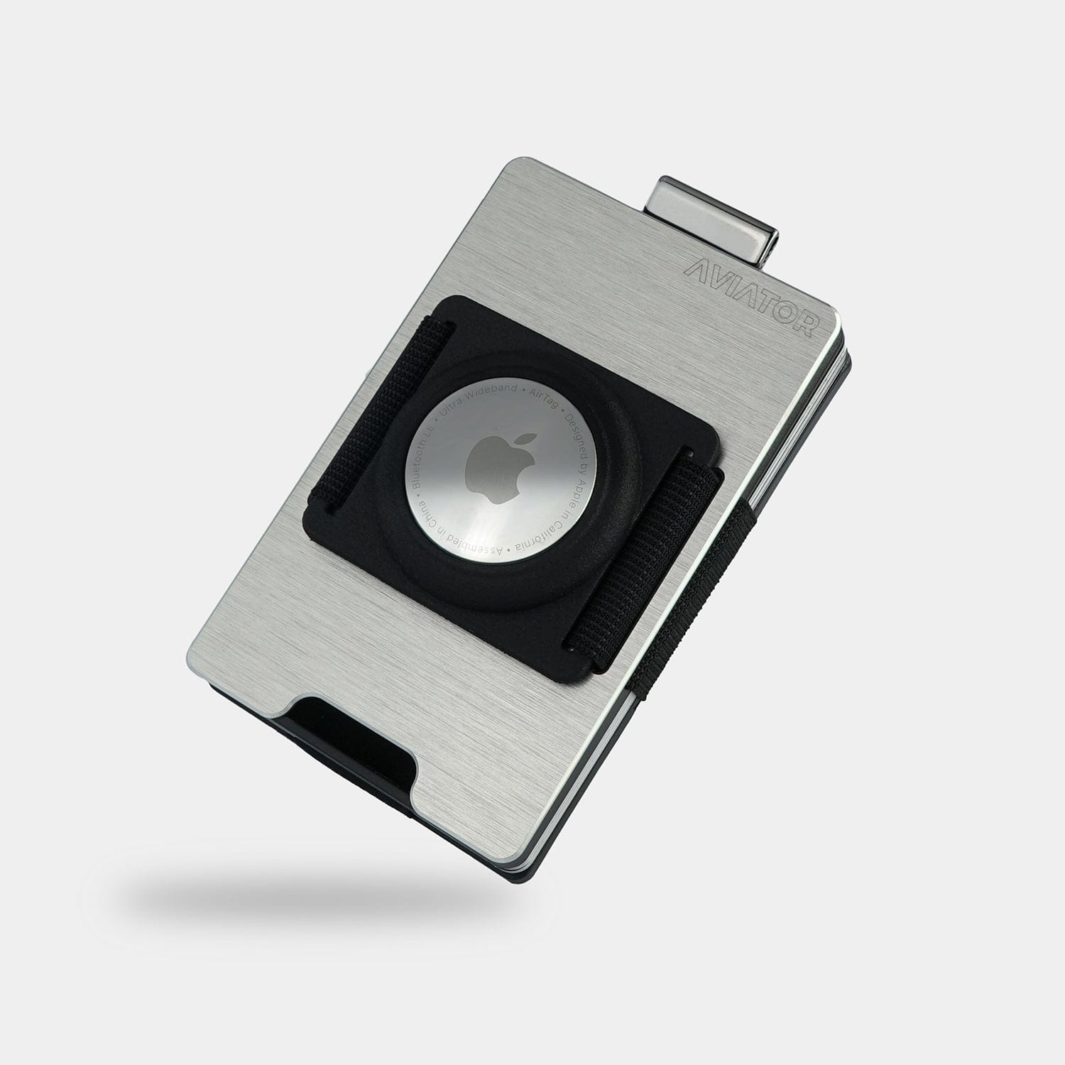 Brushed Silver Slim Wallets | Slide | Best Metal Wallets - AVIATOR by ...