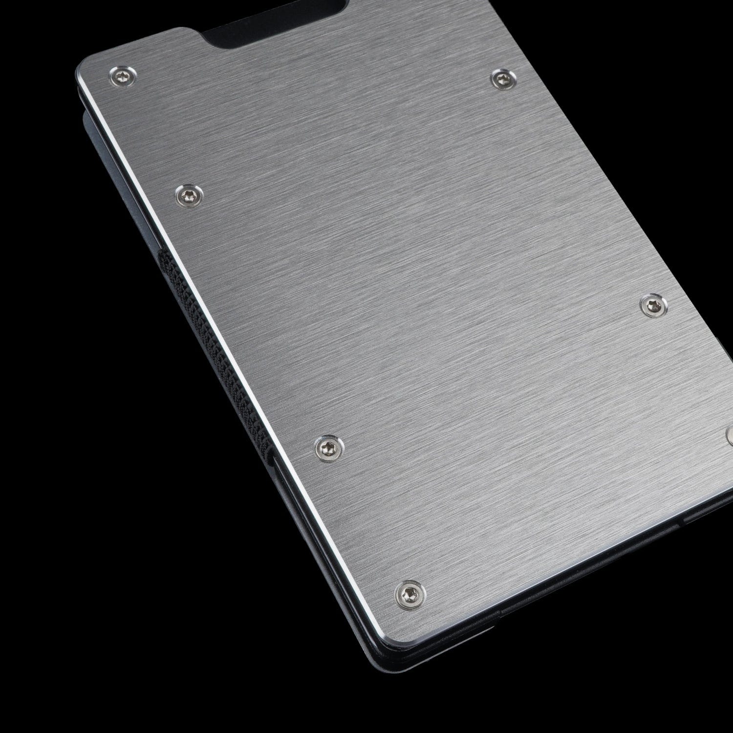 Brushed Silver | Slide Wallet with Closed Coverplate + Silver Cash Cli ...