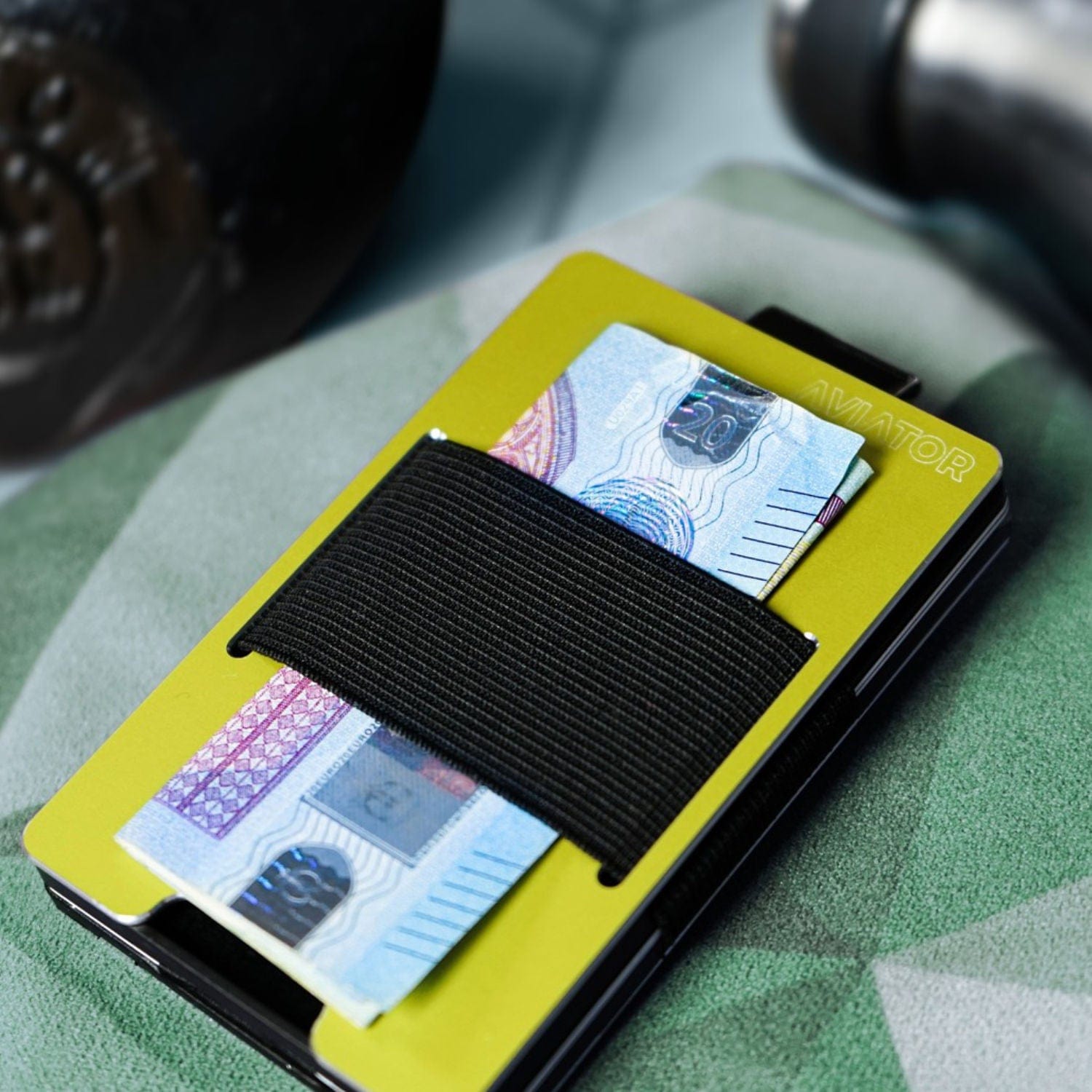 Electric lime | Slide | Slim Wallet | Metal Wallet - AVIATOR by ...