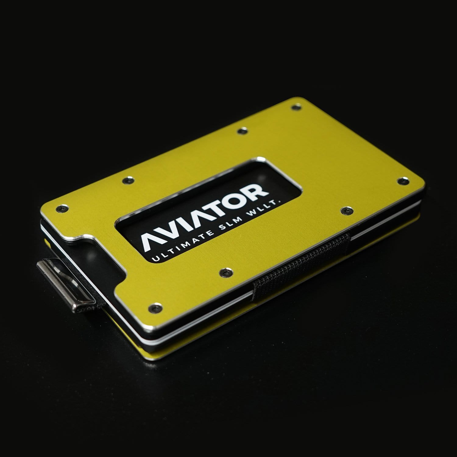 Electric lime | Slide | Slim Wallet | Metal Wallet - AVIATOR by ...